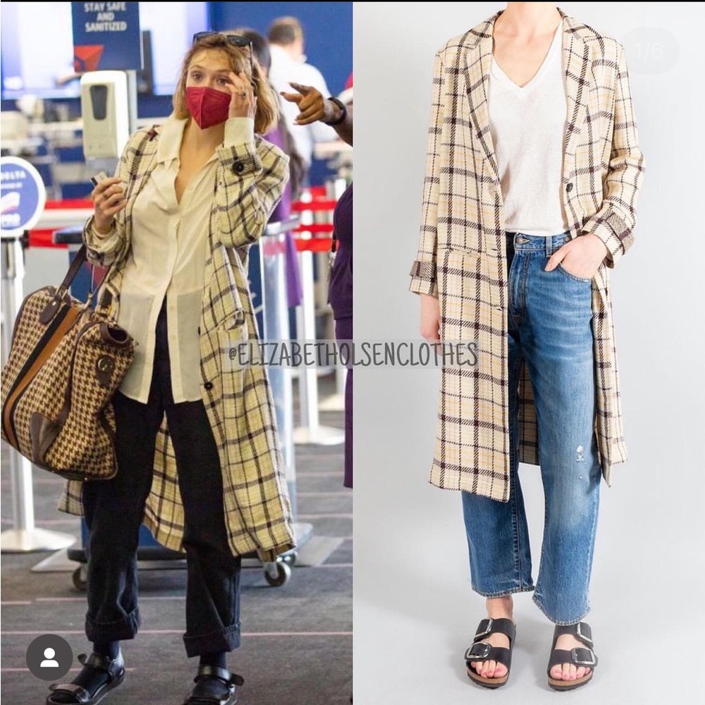 Aso Elizabeth Olsen T By Alexander Wang Ivory Silk Bu… - Gem